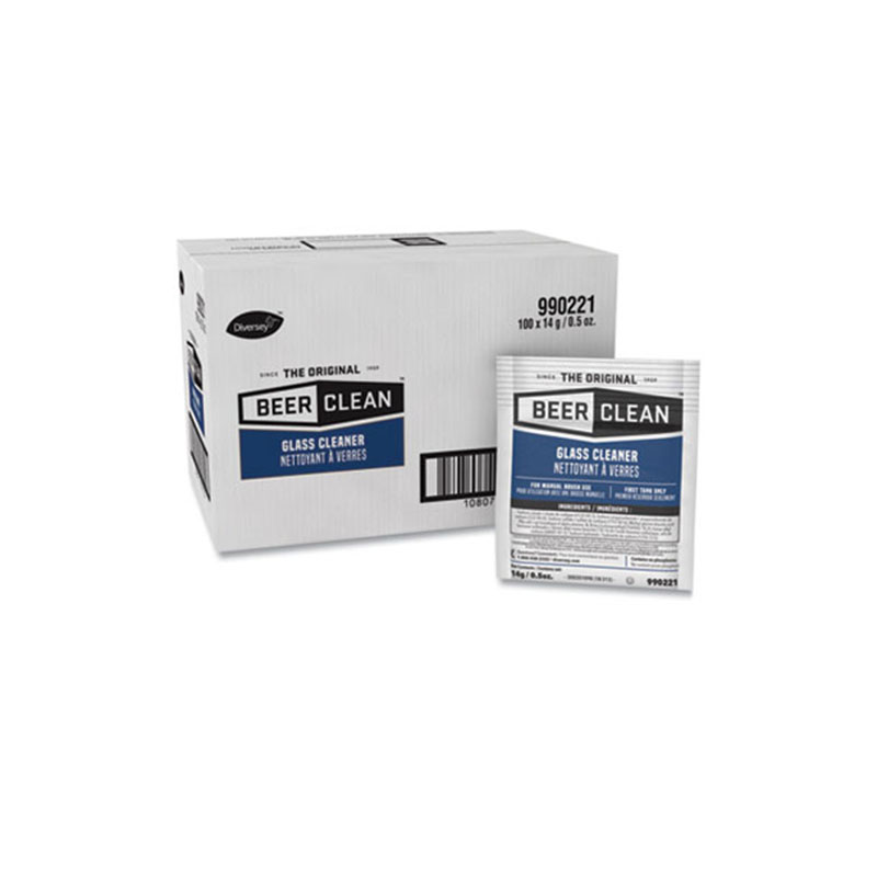 Beer Clean Regular Glassware Cleaner - (100) .5 oz. Pouches - www ...