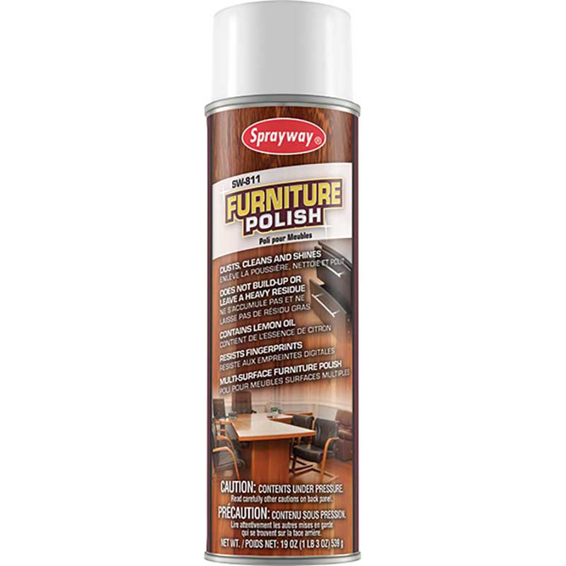 (12) Sprayway Furniture Polish Aerosol 19 Oz. Capacity - www ...